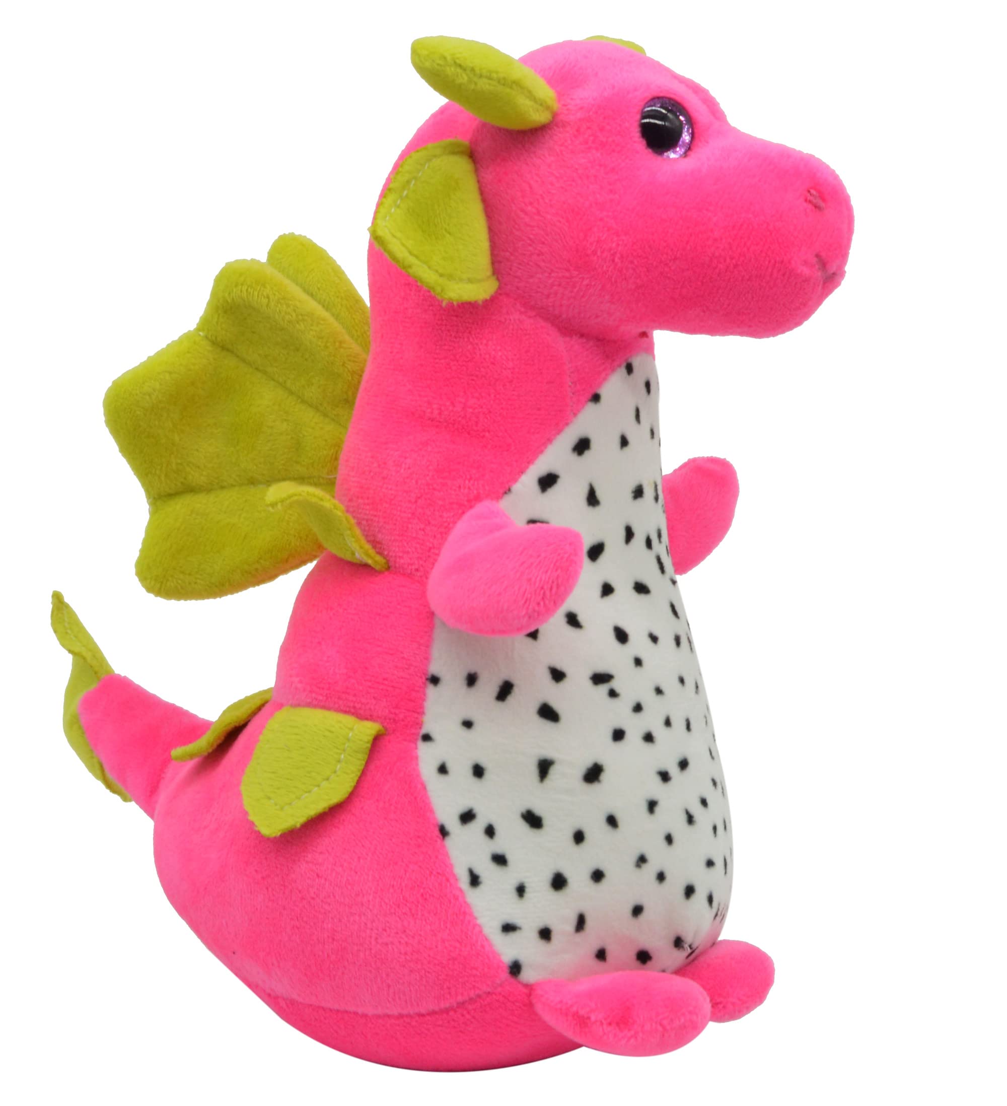 Kahopy Dragon Fruit Plush Toys, Cute Stuffed Animals Plush with Adorable Wings, Cuddly Pillow Gifts for Girls Kids Birthday (B)