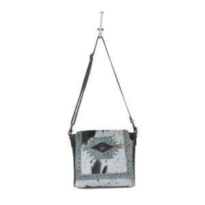 Myra Bag Teal Flowers Concealed Bag S-3979