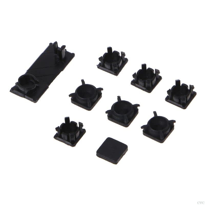 Rubber Feet Plastic Button Screw Cap Cover Set Replacement for Sony PS3 Slim 2000 3000 CECH-20XX CECH-30XX Series