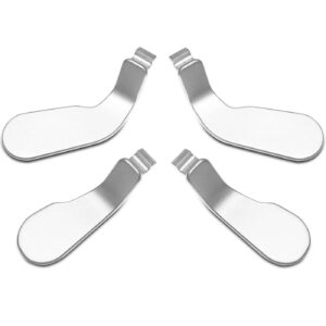 elite controller series 1 paddles, metal stainless steel replacement parts for xbox one elite controller series 1 (model 1698)