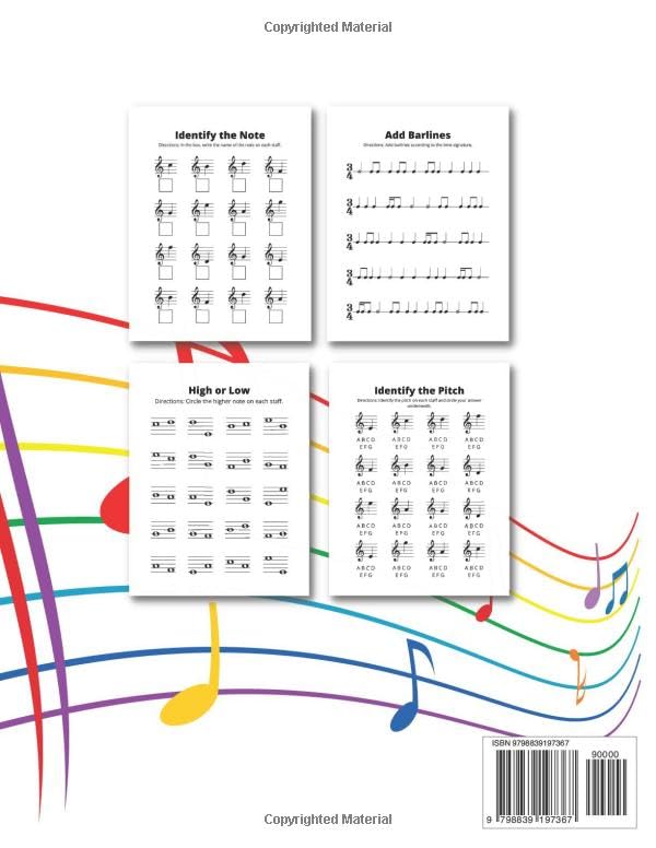 Music Workbook for Kids: The Activity book you were looking for to practice in music that will develop intelligence, stimulate memory and boost ... them to be among the top of the class!