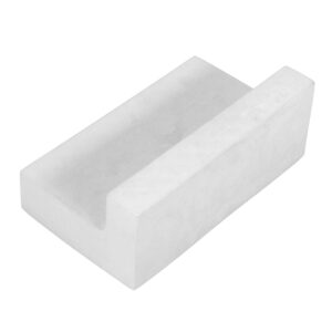 Teak Tuning Monument Series Concrete Fingerboard Ledge Obstacle - 5" Wide, 2" Tall - Ultra Premium, Super Durable Polymer Modified Concrete - Sterling Gray Colorway