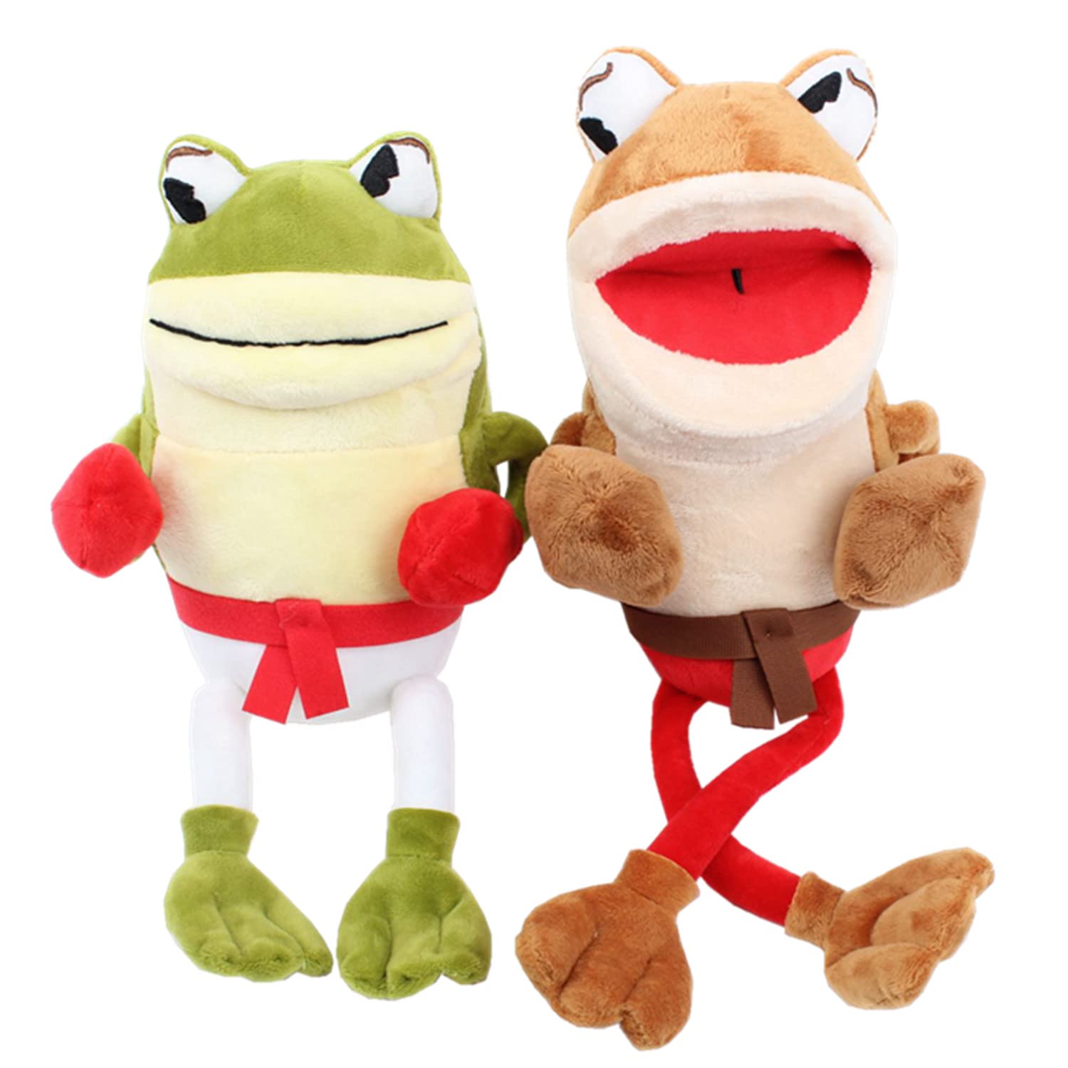 uiuoutoy Ribby and Croaks Plush Toys The Frog Stuffed Doll Figure 2pcs