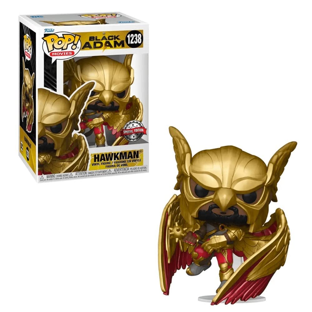 Funko Pop! Movies Black Adam Hawkman Pop! Vinyl Collectible Toy Figure - Limited Edition Exclusive