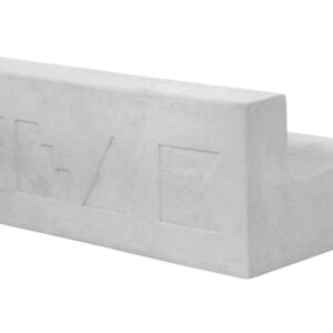 Teak Tuning Monument Series Concrete Fingerboard Ledge Obstacle - 5" Wide, 2" Tall - Ultra Premium, Super Durable Polymer Modified Concrete - Sterling Gray Colorway