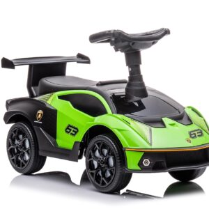 Best Ride On Cars Lamborghini Essenza SCV12 Push Car, Green, Large