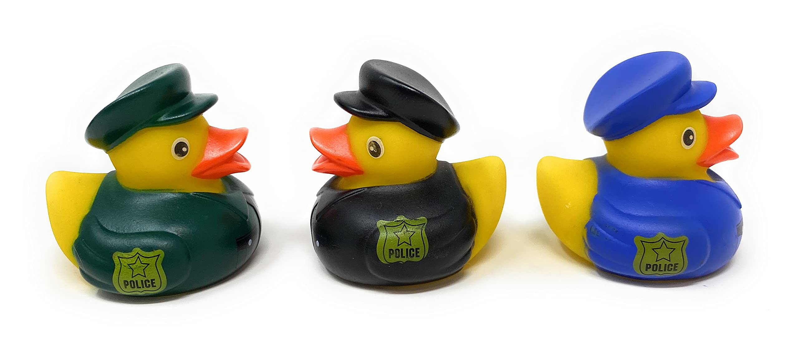 Bulk 24 Pack Police Rubber Ducky Assortment - Perfect for Law Enforcement