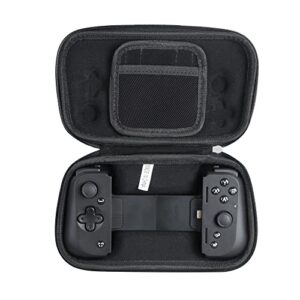 hermitshell travel case for razer kishi v2 mobile gaming controller (case for razer kishi v2, black)