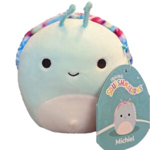 Squishmallow Official Kellytoy 5 Inch Soft Plush Squishy Toy Animals (Michiel The Snail)