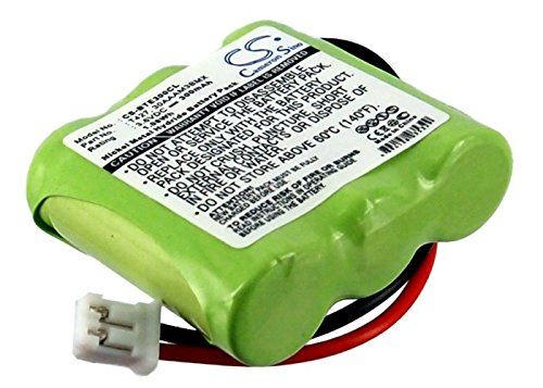 Aijos 3.6V Battery Replacement for Binatone Commodore CT300, E3300 kompatibel, E3300 Quad