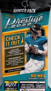 2022 panini prestige football hanger pack trading cards