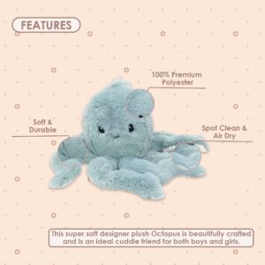 MON AMI Oda The Octopus Stuffed Animal Toy – 11”, Octopus Plush, Use as Toy or Nursery Room Décor, Great Gifts for Kids of All Ages, Ocean Animals