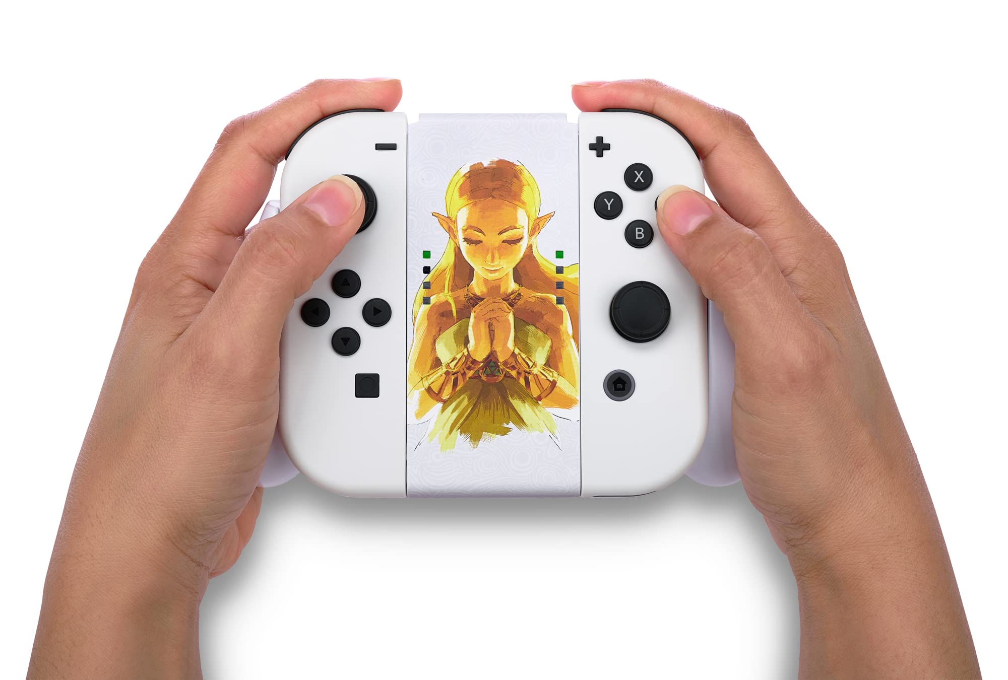 PowerA Joy-Con Comfort Grip for Nintendo Switch - Princess Zelda, game controller, gamepad, Nintendo Switch Lite