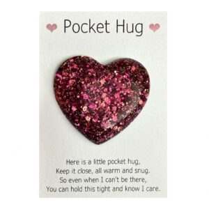 pocket hug heart 2022 new mini cute pocket hug decoration special encourage birthday wedding party valentines gift decoration, one size