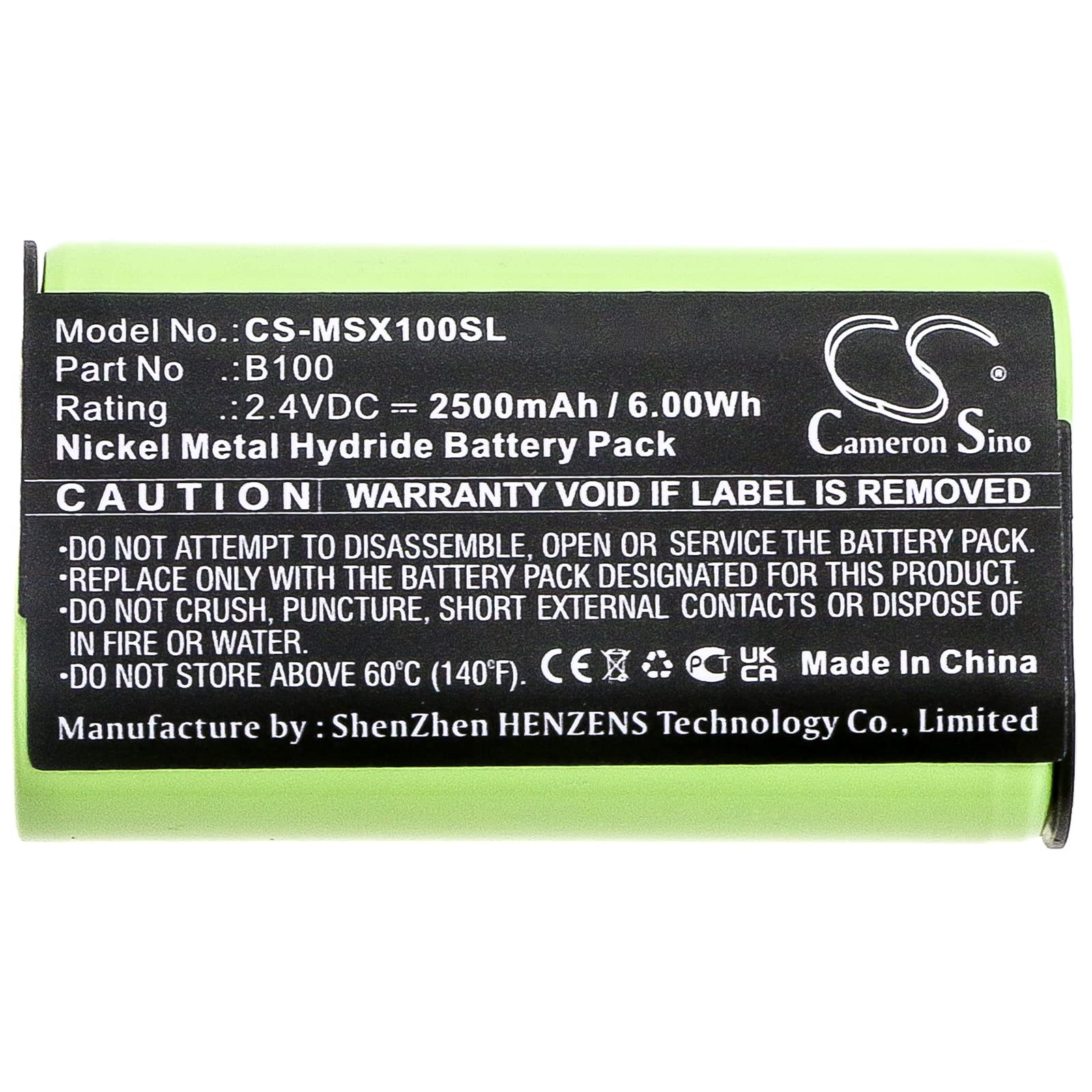 ASDQW 2500mAh/2.4V Replacement Battery for Microsoft B100 Xbox One Elite Wireless Contro, Xbox One S Wireless Controller, Xbox One X