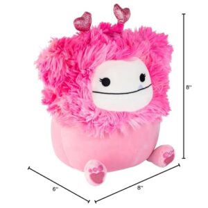 Squishmallows Original 10-Inch Caparinne The Pink Bigfoot - Official Jazwares Plush - Collectible Soft & Squishy Big Foot Stuffed Animal Toy - Add to Your Squad - Gift for Kids, Girls & Boys