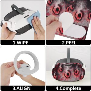 Geekria VR Headset & Controller Handle Skin Compatible with Pico Neo 3 Protective Cover, Durable Scratch Resistant Protective Pico Neo 3 Sticker