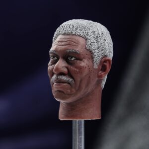 1/6 Scale Male Head Sculpt, European Man Long Neck Head Carved Old Version for 12inch Action Figure Body Doll (F)