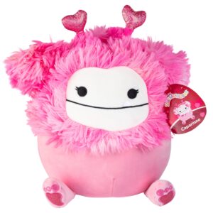 squishmallows original 10-inch caparinne the pink bigfoot - official jazwares plush - collectible soft & squishy big foot stuffed animal toy - add to your squad - gift for kids, girls & boys