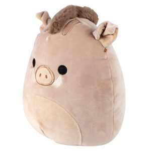 Squishmallows Original 10-Inch Warren The Boar - Official Jazwares Plush - Collectible Soft & Squishy Stuffed Animal Toy - Add to Your Squad - Gift for Kids, Girls & Boys