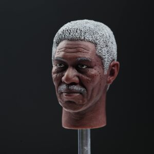 1/6 Scale Male Head Sculpt, European Man Long Neck Head Carved Old Version for 12inch Action Figure Body Doll (F)