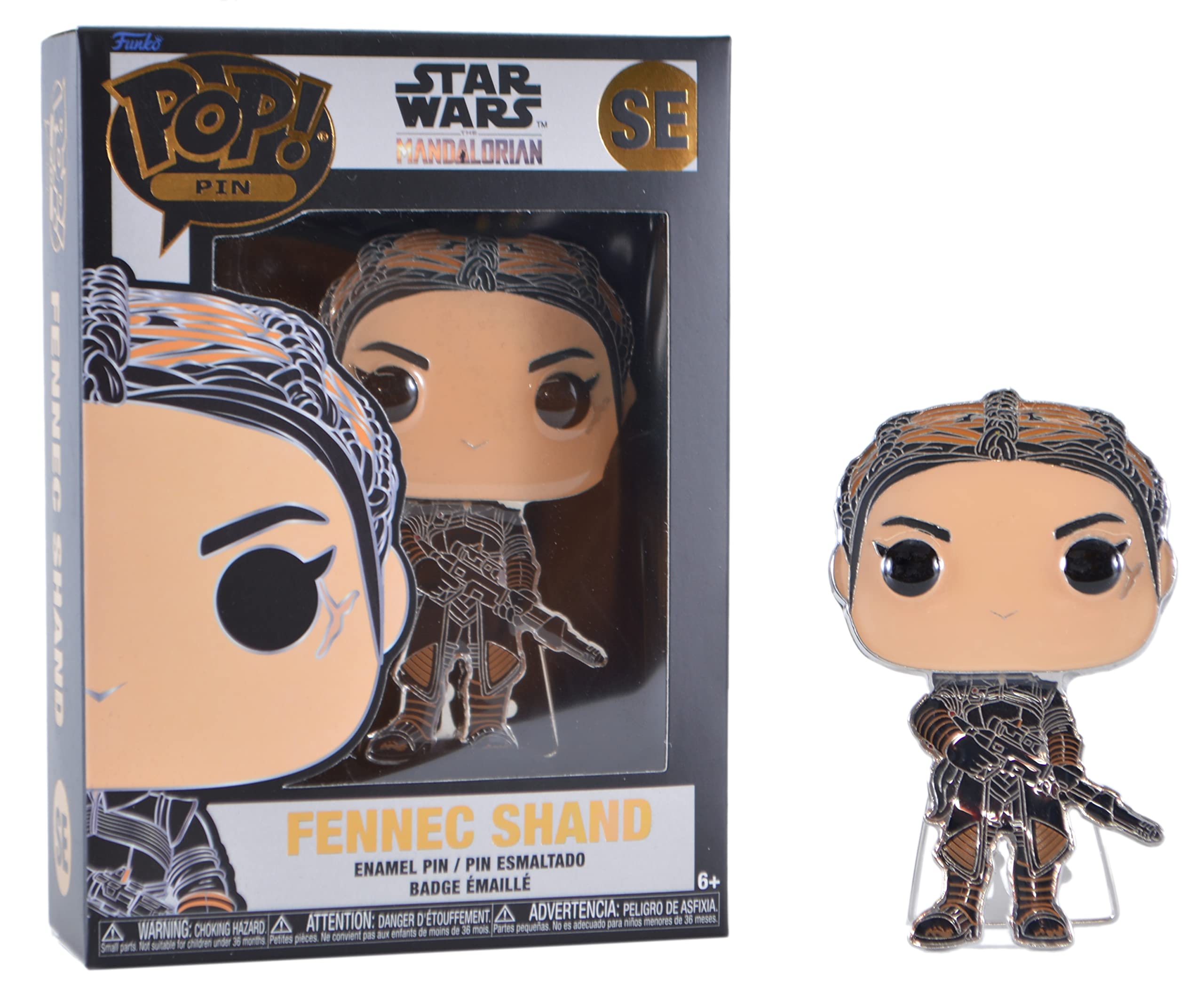 POP Funko Pop! Pin: Star Wars Mandalorian FENNEC SHAND SE SG (30616)