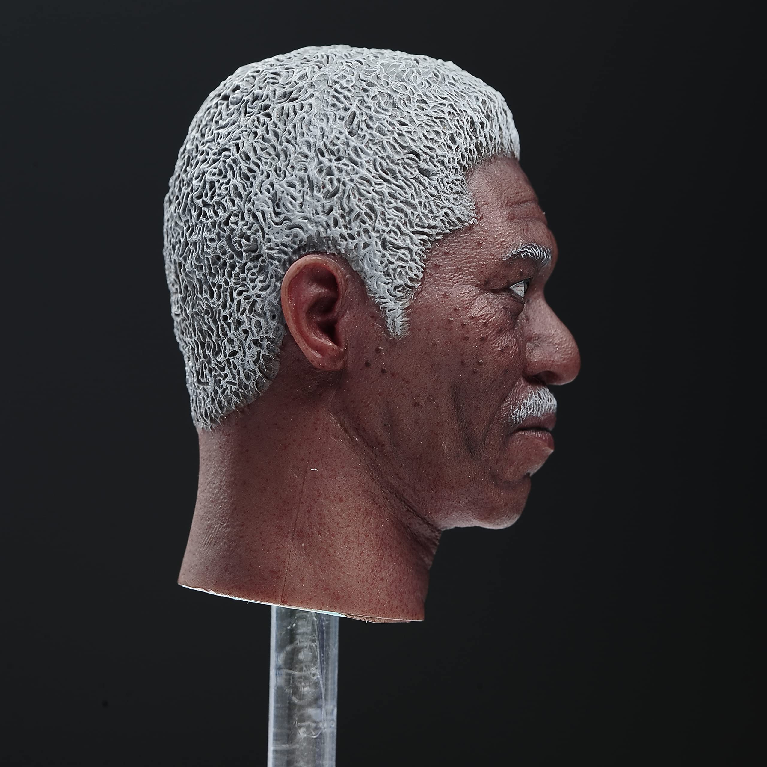 1/6 Scale Male Head Sculpt, European Man Long Neck Head Carved Old Version for 12inch Action Figure Body Doll (F)