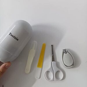 Toolzia Manicure sets,Infant Fingernail and Toenail File Kit for Newborn Manicure and Pedicure.