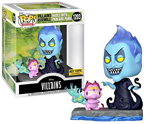 Funko POP! Deluxe Disney Villains Assemble: Hades with Pain and Panic 1203 Exclusive