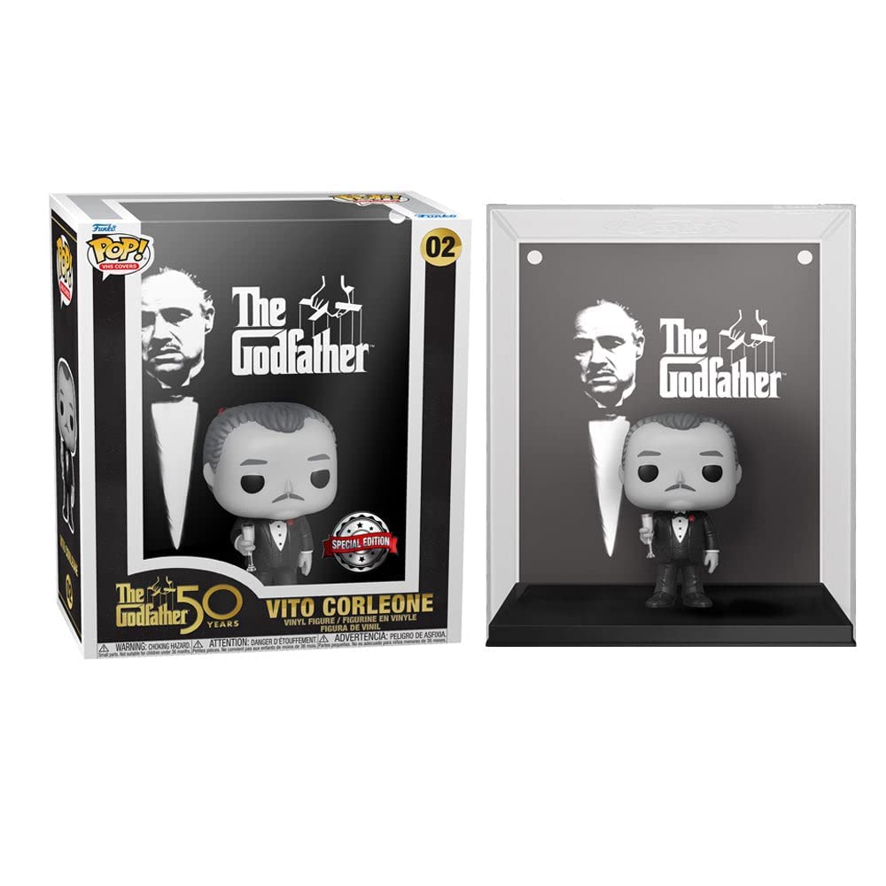 Funko The Godfather 50 Years Movie Cover Display - Vito Corleone Pop! Vinyl Collectible Figure - Limited Edition Exclusive (62486)