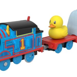 Thomas & Friends Motorized Toy Train Secret Agent Thomas Battery-Powered Engine with Cargo for Preschool Pretend Play Kids Ages 3+ Years