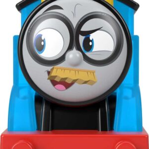 Thomas & Friends Motorized Toy Train Secret Agent Thomas Battery-Powered Engine with Cargo for Preschool Pretend Play Kids Ages 3+ Years