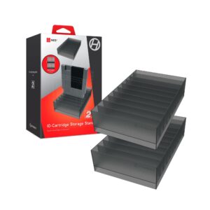 hyperkin 10-cartridge storage stand for nes (2 pack)