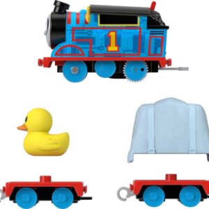 Thomas & Friends Motorized Toy Train Secret Agent Thomas Battery-Powered Engine with Cargo for Preschool Pretend Play Kids Ages 3+ Years