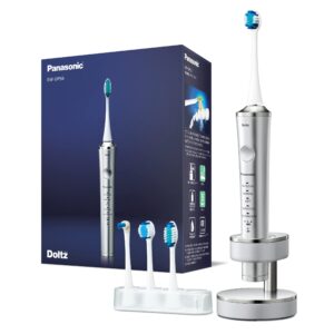 panasonic ew-dp56 doltz high grade model with bluetooth electric toothbrush ac100-240v shipped from japan released in 2022 (sliver)