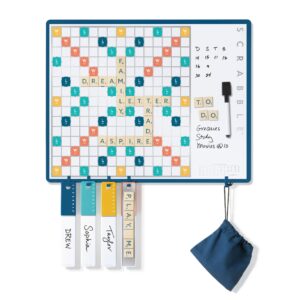 ws game company scrabble 2-in-1 message board edition