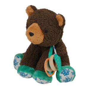 Manhattan Toy Wild Bear-y Plush Teddy Bear 8 Inch Stuffed Animal Activity Toy