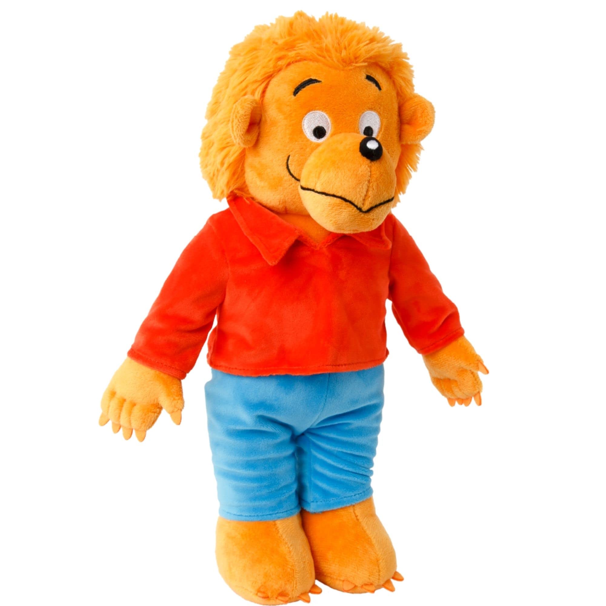 Mighty Mojo The Berenstain Bears Brother Bear Plush Doll - Based on The Berenstain Bears Book - 14 Inch Plush Doll Toy - Officially Licensed - Collectible Stuffed Plush