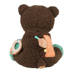 Manhattan Toy Wild Bear-y Plush Teddy Bear 8 Inch Stuffed Animal Activity Toy