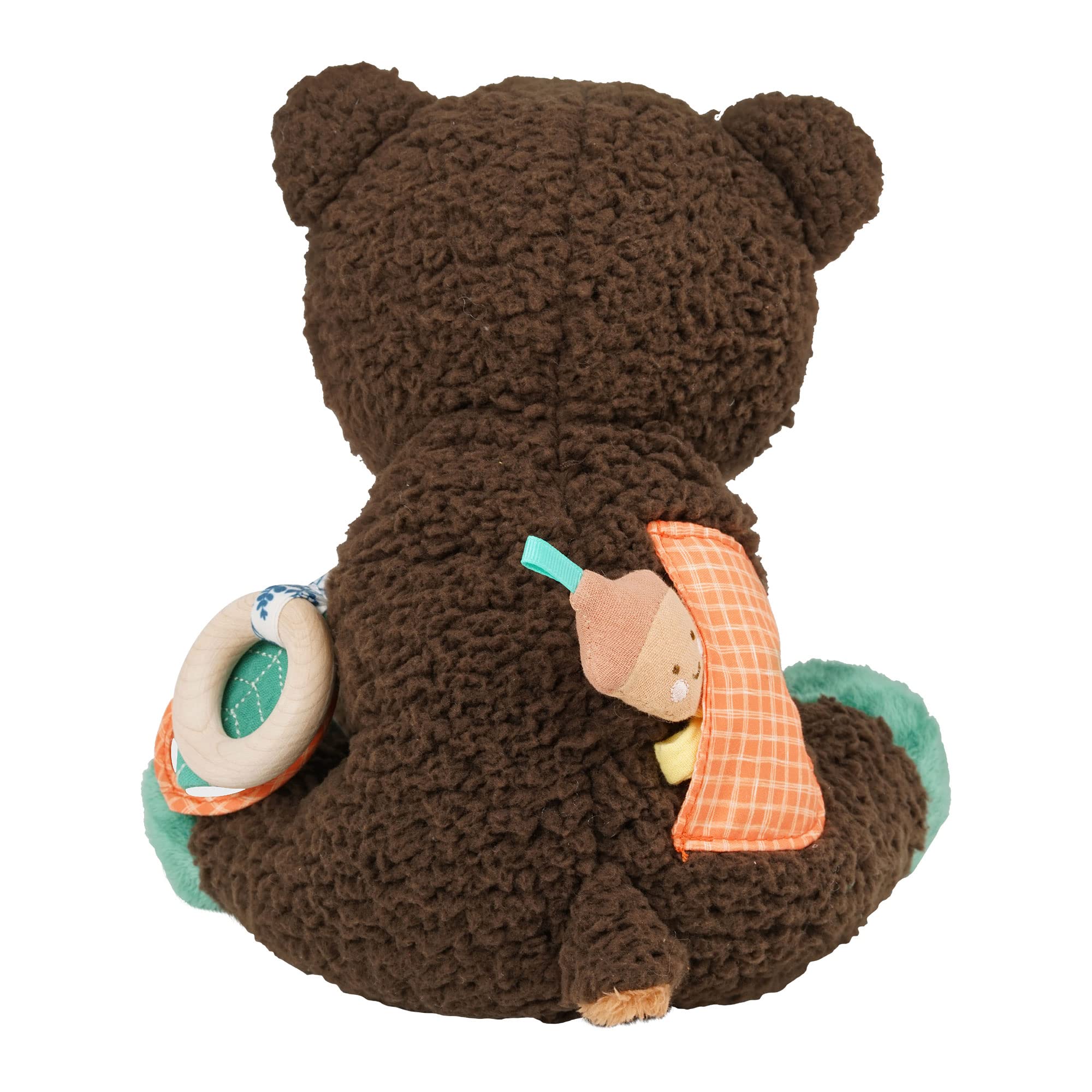 Manhattan Toy Wild Bear-y Plush Teddy Bear 8 Inch Stuffed Animal Activity Toy