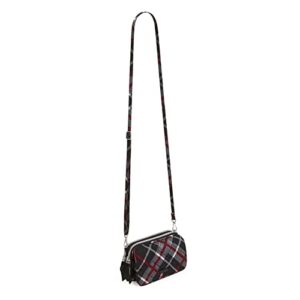 Vera Bradley Women's Performance Twill All in One Crossbody Purse With RFID Protection, Paris Plaid, One Size