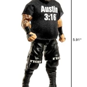 Mattel WWE Kevin Owens Elite Collection Action Figure, Deluxe Articulation & Life-like Detail with Iconic Accessories, 6-inch