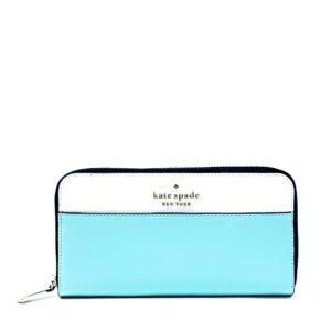 Kate Spade Staci Large Continental Wallet Saffiano Leather Poolside Multi