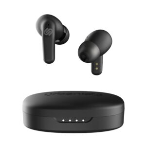 urbanista wireless earphones | wireless earbuds with microphone | 70ms low latency gaming earbuds | dual-mode bluetooth earphones | fast charge usb-c earphones | 32 h playtime | seoul, midnight black