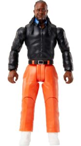 mattel wwe reggie basic action figure, 10 points of articulation & life-like detail, 6-inch collectible