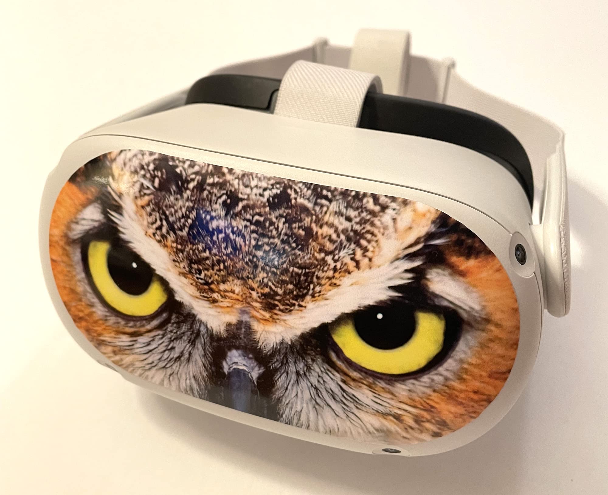 Owl Decal for Meta/Oculus Quest 2 VR Headset - Glossy Vinyl Sticker