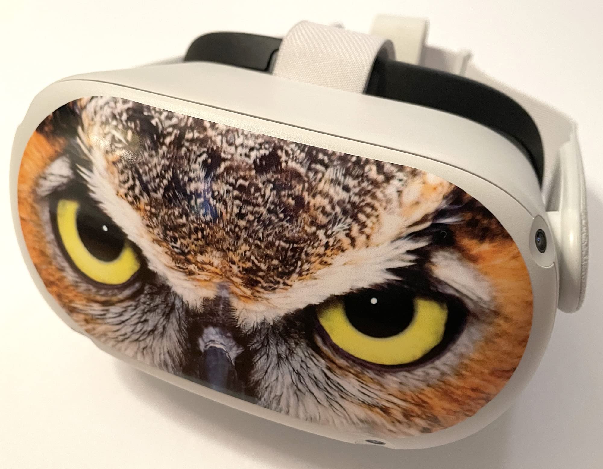 Owl Decal for Meta/Oculus Quest 2 VR Headset - Glossy Vinyl Sticker