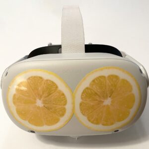 Lemons Decal for Quest 2 VR Headset - Meta/Oculus - Glossy Vinyl Sticker