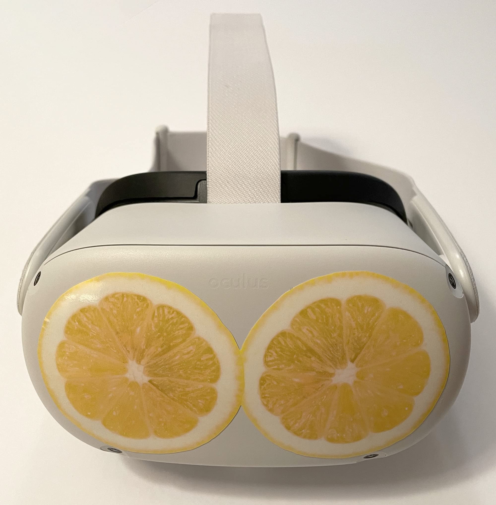 Lemons Decal for Quest 2 VR Headset - Meta/Oculus - Glossy Vinyl Sticker