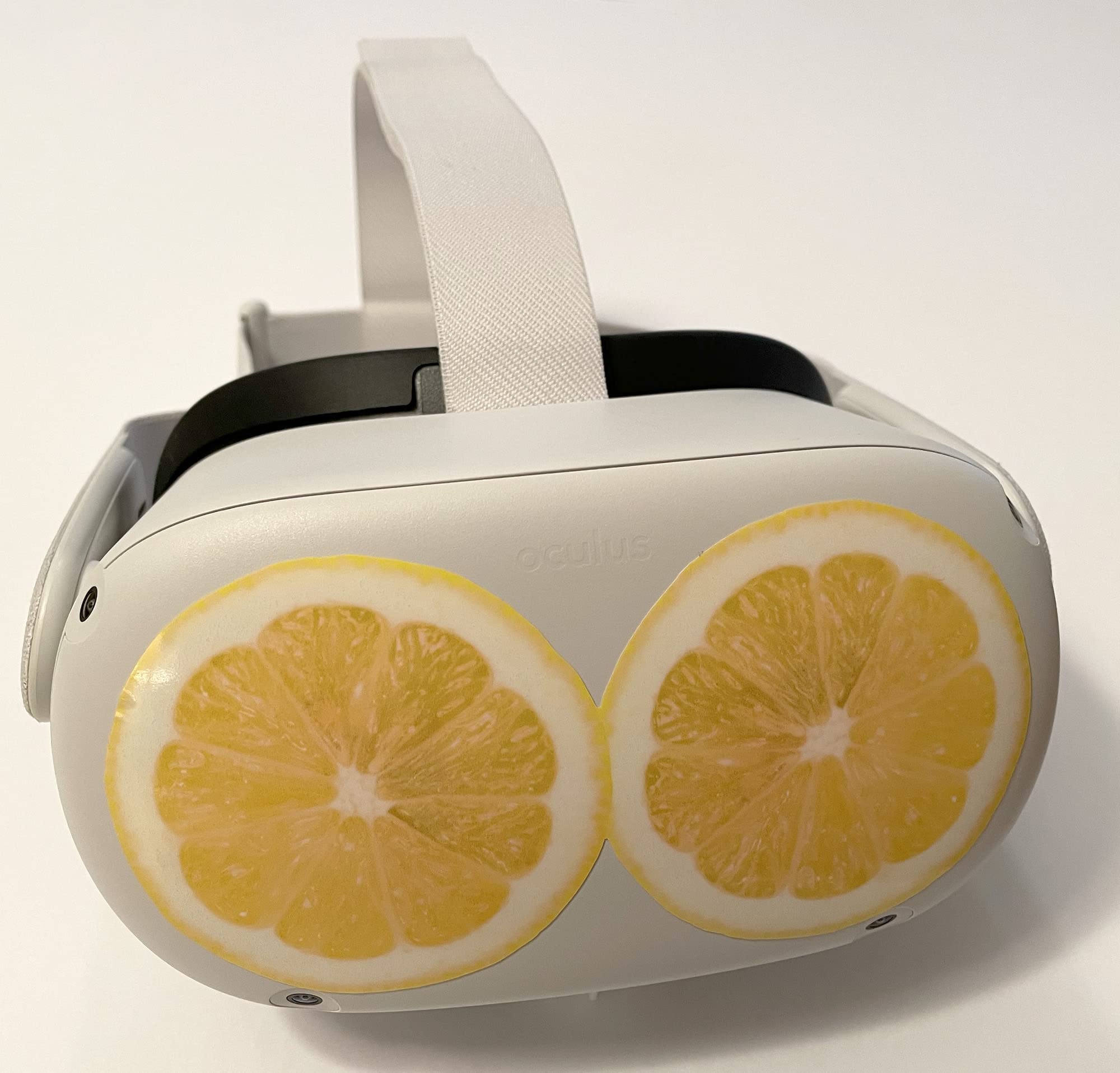 Lemons Decal for Quest 2 VR Headset - Meta/Oculus - Glossy Vinyl Sticker